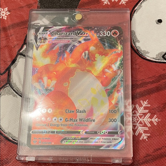 Pokemon | Toys | Pokemon Charizard Vmax Card Fiery Red And Orange ...